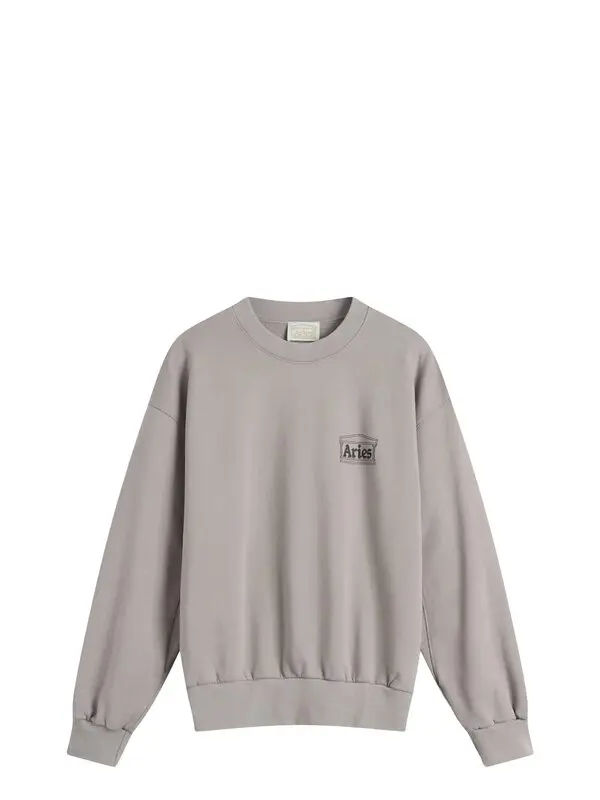 Aries Mini Temple Sweatshirt - Grey