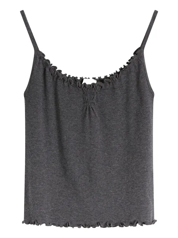 DEIJI STUDIOS Flounce Tank - Grey