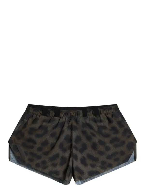 SOAR Marathon Shorts - Dark Leopard