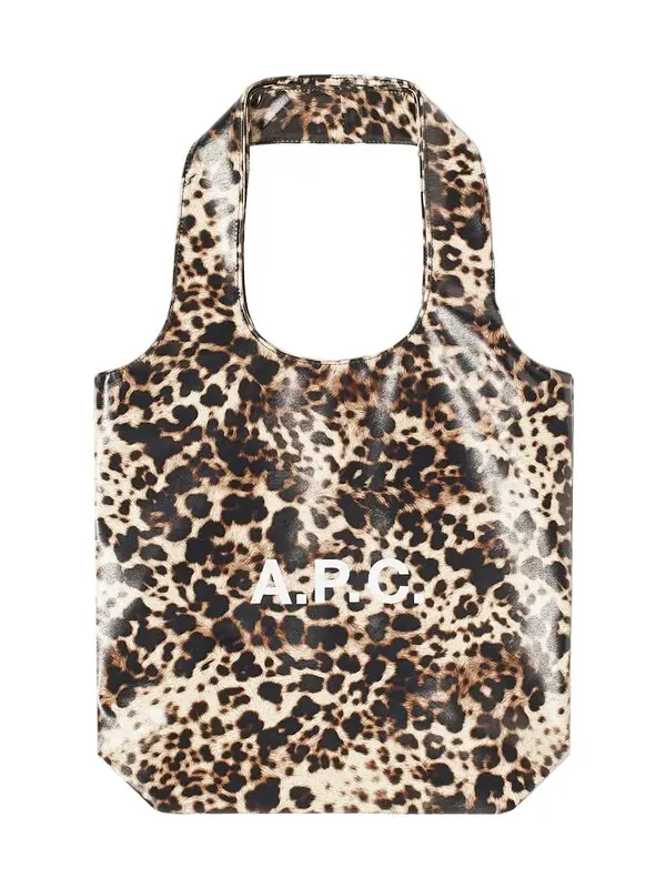 A.p.c. Ninon Small Tote Bag - Leopard