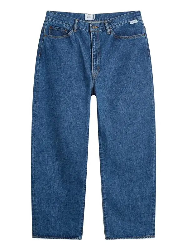 WTAPS 13 Embroidered Straight Leg Denim Jeans - Indigo
