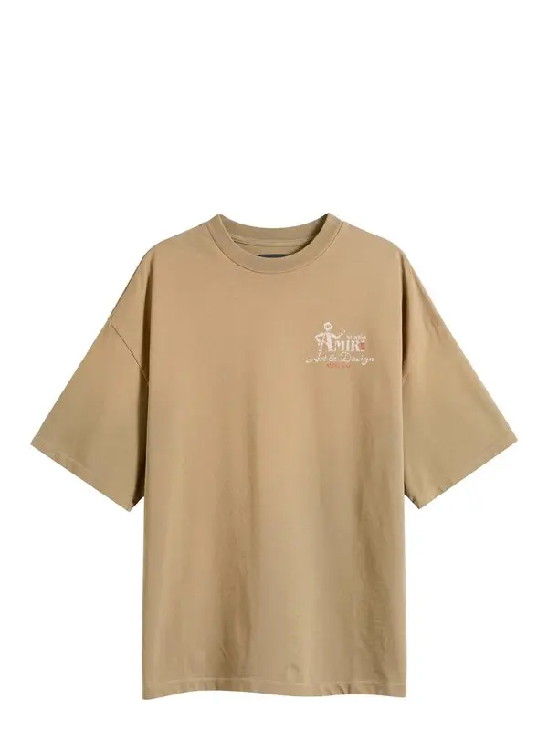 Amiri Studio Skate T-shirt - Camel