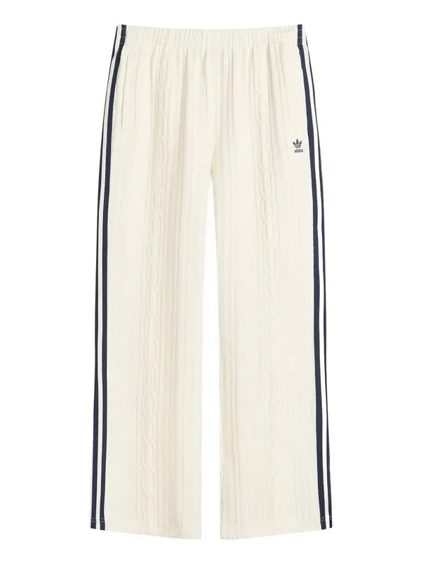 Adidas Knit Classic Track Pant - Off White