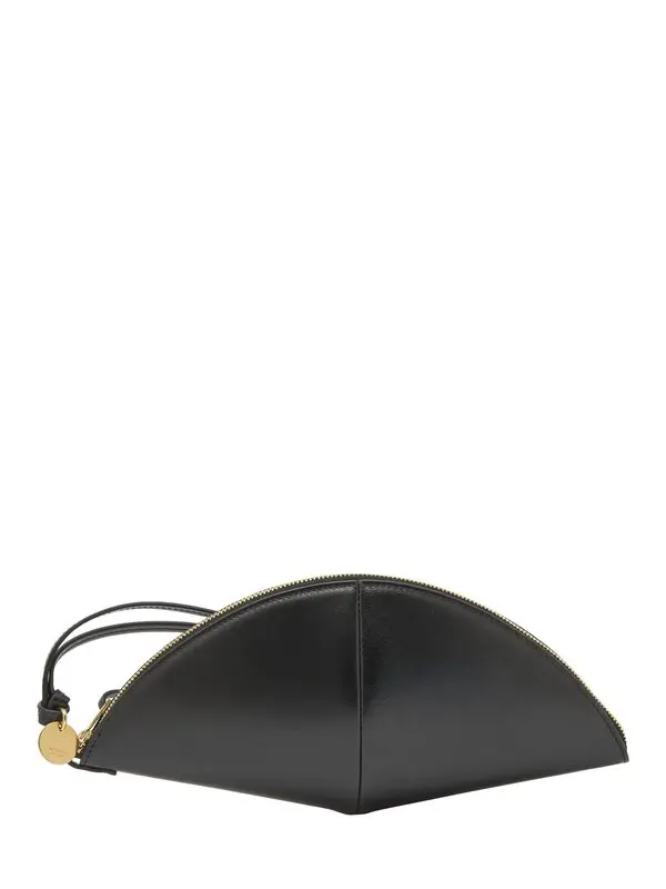 JIL SANDER Medium Curve Pouch - Black