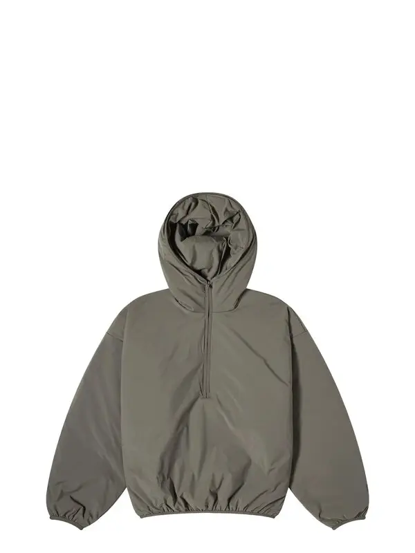 Fear Of God Spring Nylon Filled Half Zip Hoodie - Ink