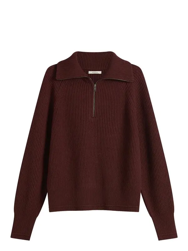 ENTIRE STUDIOS Blimp Quarter Zip - Bean