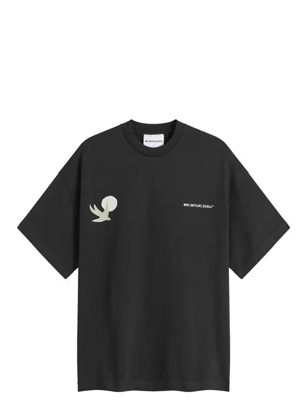MKI MIYUKI ZOKU Presented Swallow T-shirt - Black