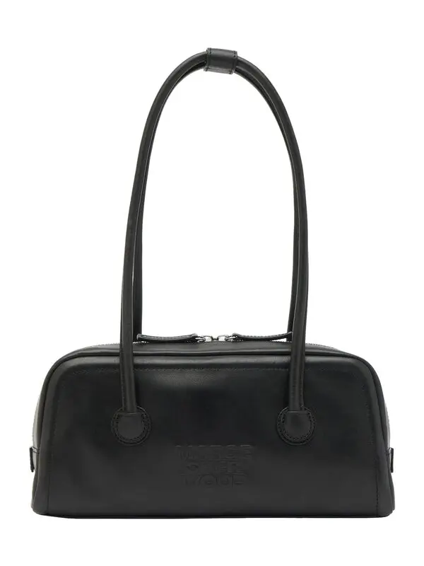 MARGESHERWOOD Soft Boston Ew Bag - Black Pull-up