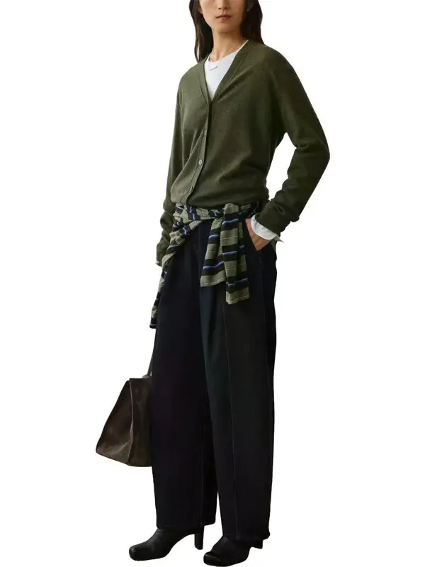 LESS Pleated Straight-leg Jeans - Blue