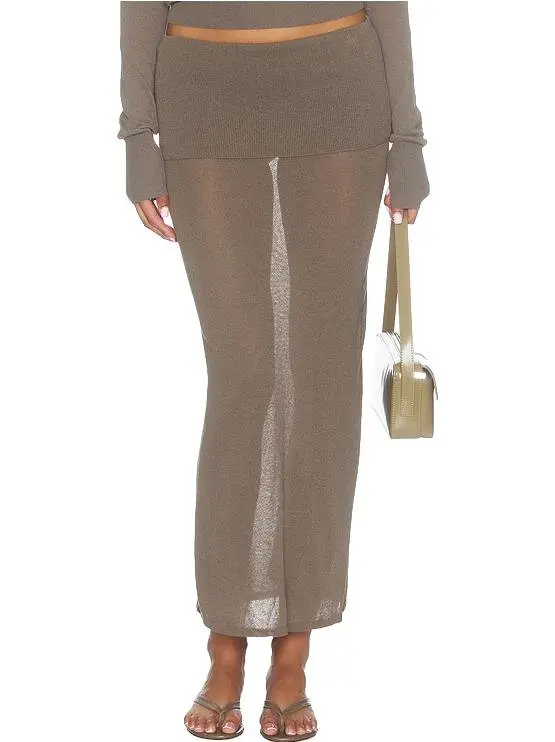 GEEL X Danni Skirt In Grey - Ash
