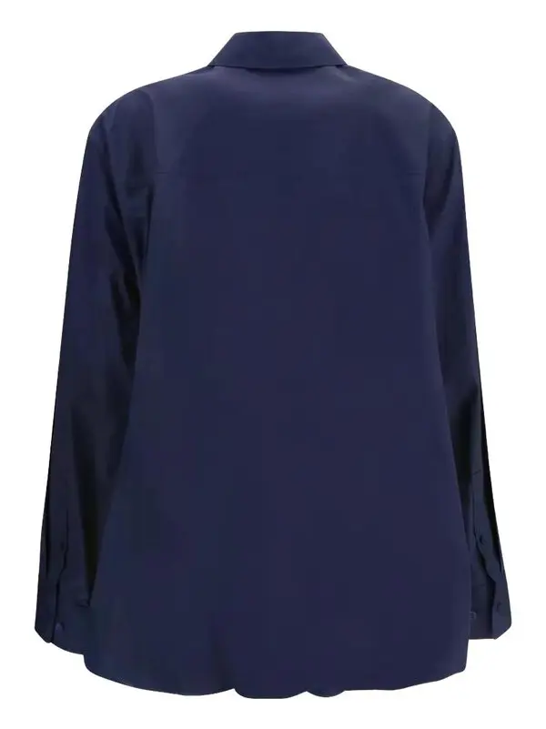Loewe Balloon Embroidered-logo Shirt - Blue