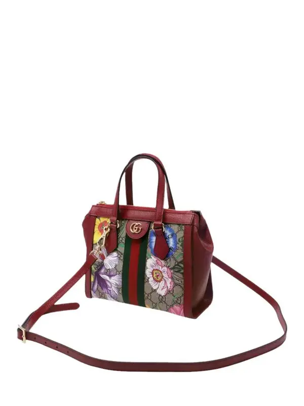 Gucci 2020s Flora Ophidia Tote Bag - Red