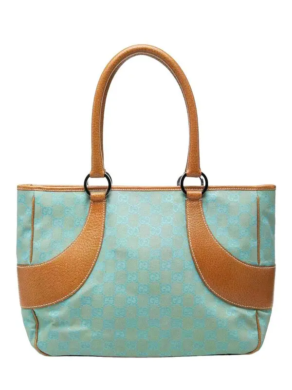 Gucci 2000-2015 Gg Canvas Tote Bag - Blue