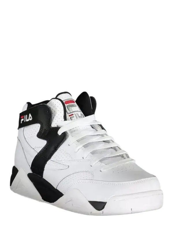 FILA M-squad Perforated Panelled High-top Sneakers - White