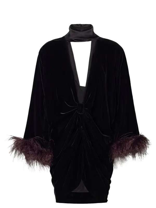 Valentino Garavani V-neck Dress - Black