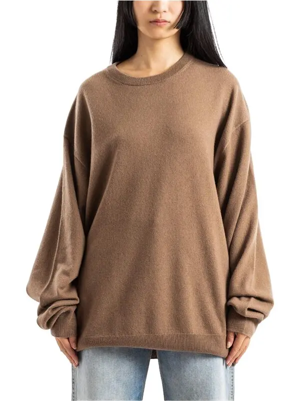 Extreme Cashmere Crew-neck Sweater - Camel