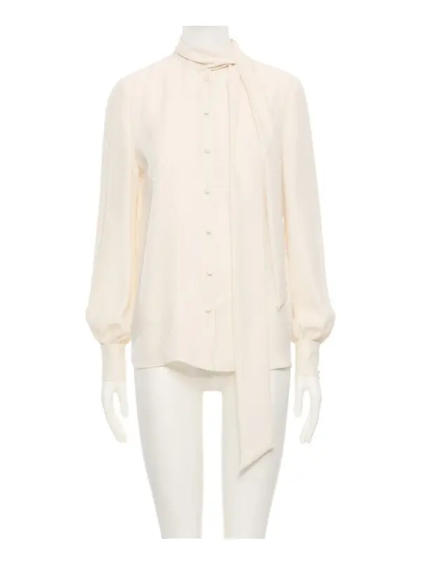 Valentino Garavani Long-sleeved Shirt - Vanilla