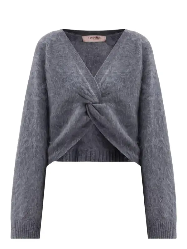 TWINSET Logo Knitwear - Gray