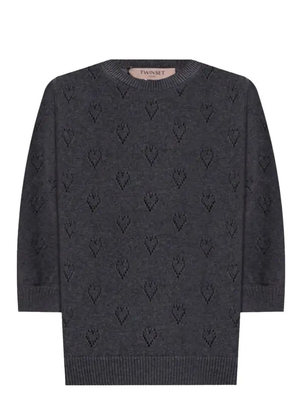 TWINSET Logo Knitwear - Black