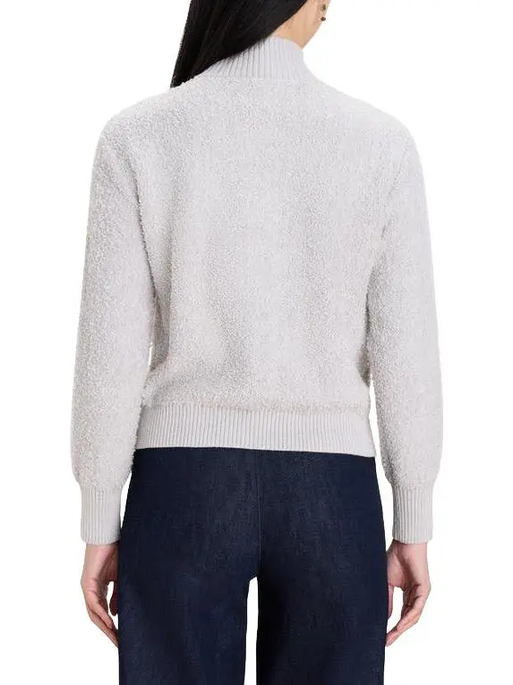 NIC+ZOE Loopy Knit Jacket - Silver