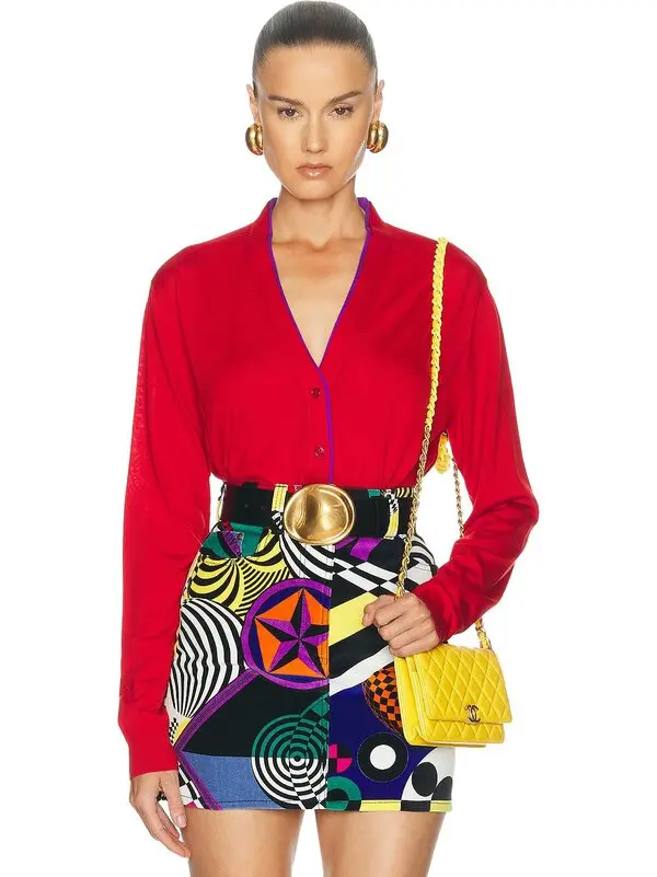 Versace Knit Sweater - Red
