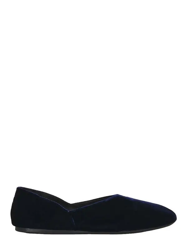 Khaite Jane Flat In Navy - Midnight