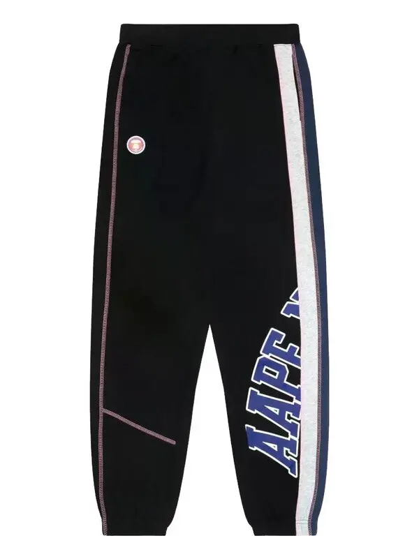 AAPE BY *A BATHING APE Moonface Lettering Track Pants - Black