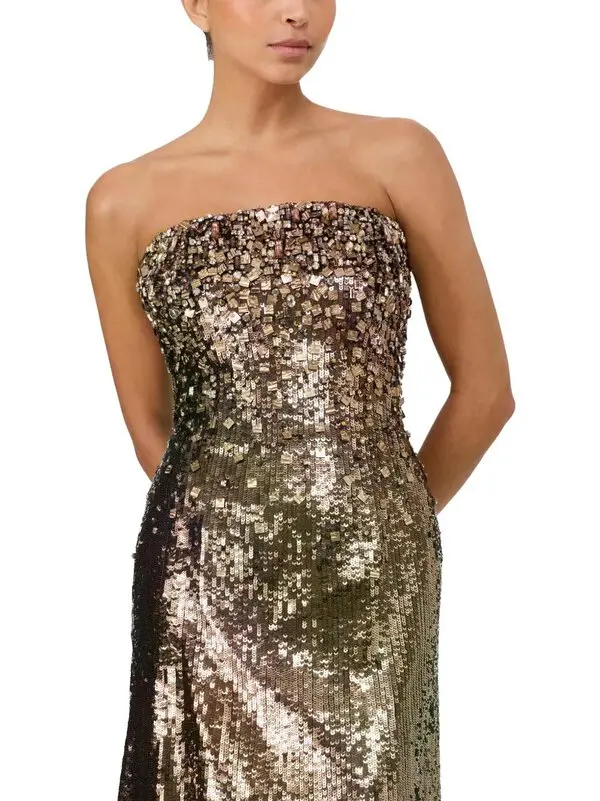 Jenny Packham Rey Mocha Maxi Dress - Brown
