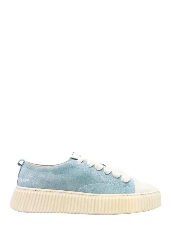 RHUN 2020 Suede Flatform Sneakers - Blue