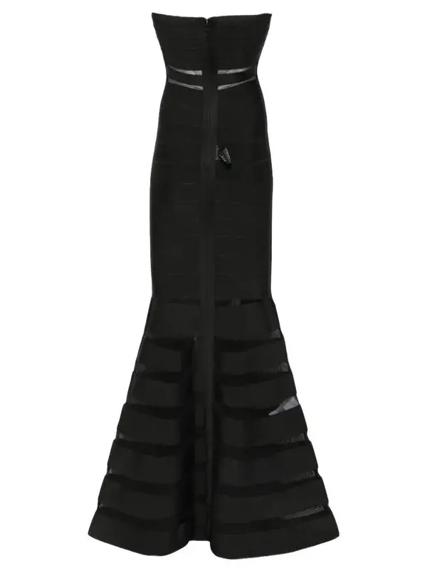 Herve Leger Kate Bandage Maxi Gown - Black