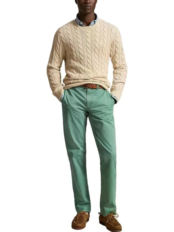 Polo Ralph Lauren Cable-knit Cotton Jumper - Brown