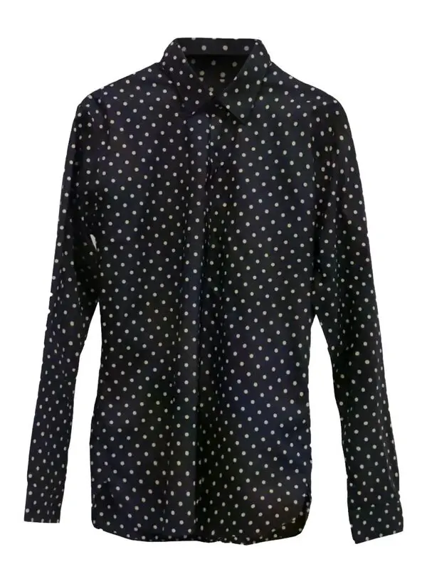 Burberry Polka Dot Shirt - Blue