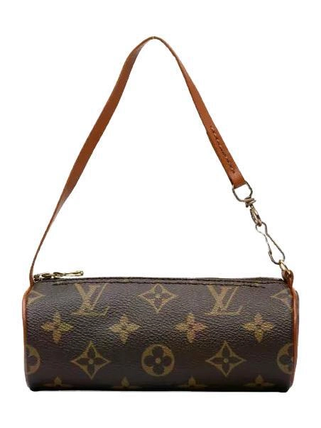 LOUIS VUITTON 1990-2000 Monogram Papillon Pochette Handbag - Brown