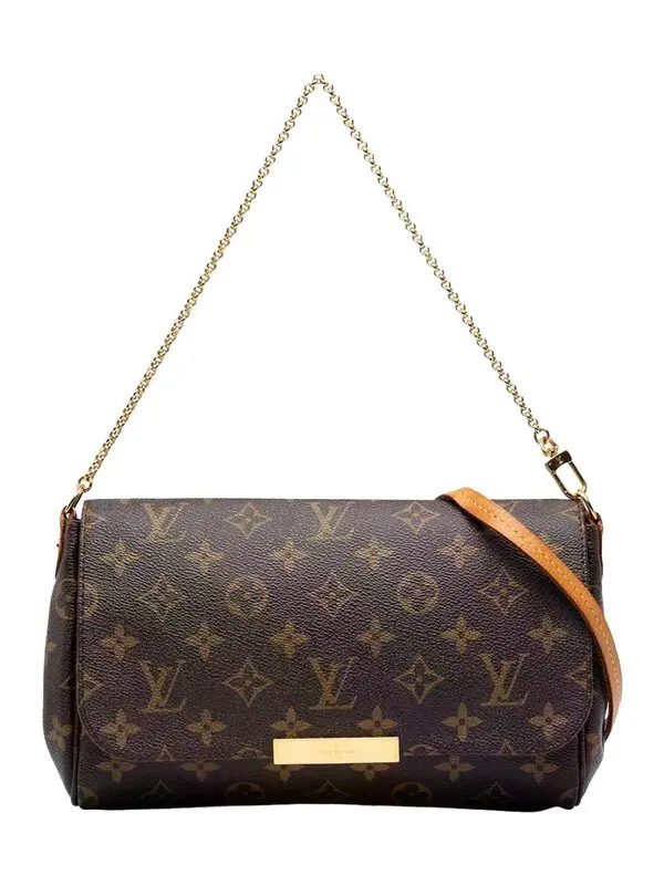 LOUIS VUITTON 2016 Monogram Favorite Mm Satchel - Brown