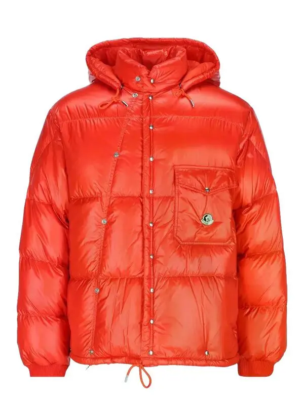Moncler Karakorum Hooded Short Down Jacket - Red