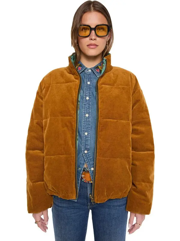 MOTHER The Switcheroo Pillow Fight Puffer Perfect Specimen Jacket - Multi
