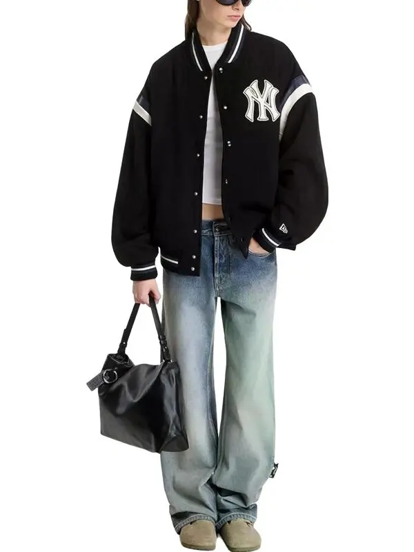New Era X New York Yankees Varsity Jacket - Black