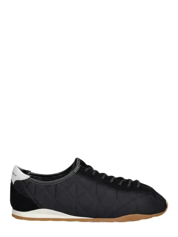 Moschino Quilted Lace-up Sneakers - Black