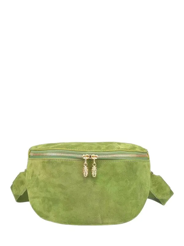 Tyler Ellis Noah Suede Belt Bag - Green