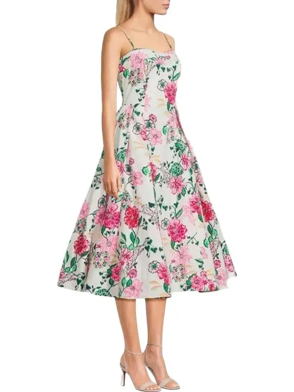 Lilly Pulitzer® Lillyanna Floral Fit-&amp;-flare Dress - Coconut
