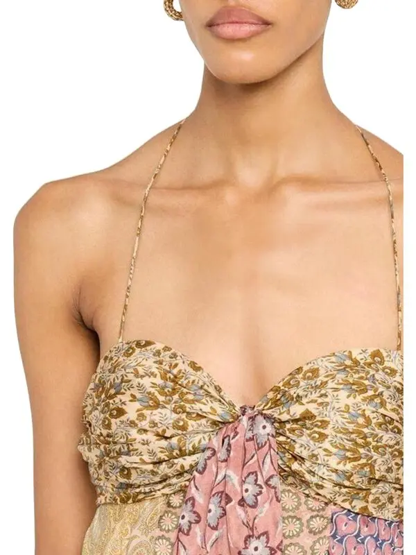Zimmermann Fairlight Scarf Halter Dress - Spliced