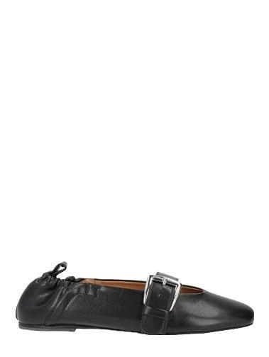 GANNI Ballet Flats Size Synthetic Material - Black