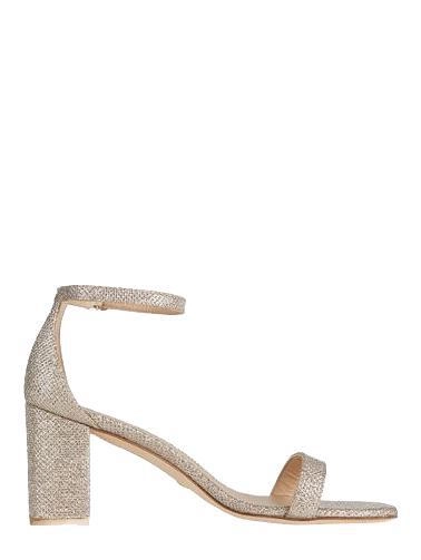 STUART WEITZMAN Sandals Platinum Size Textile Fibers - Grey
