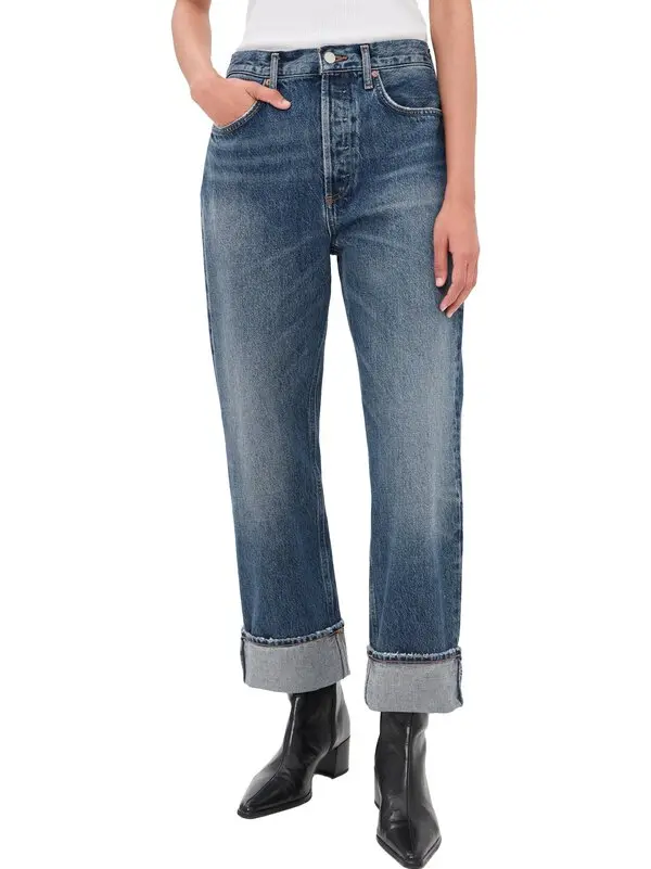 AGOLDE Fran Straight Jeans - Intersection