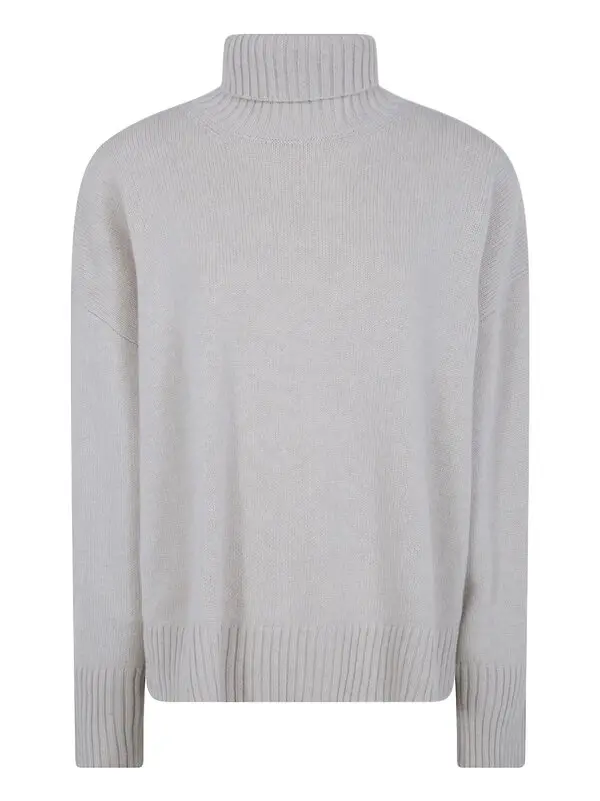 Soeur William' Oversize Turtleneck Sweater - Gray