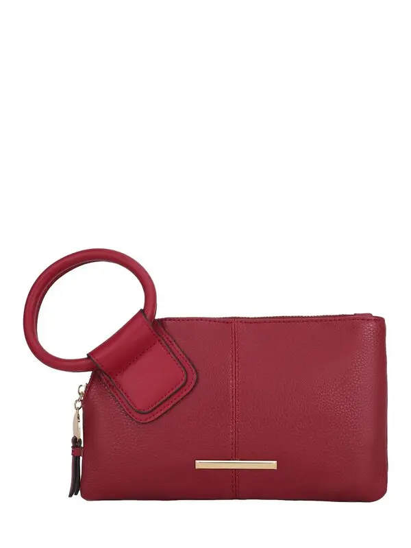 MKF COLLECTION BY MIA K. Simone Ii Clutch/ Wristlet Wine - Red