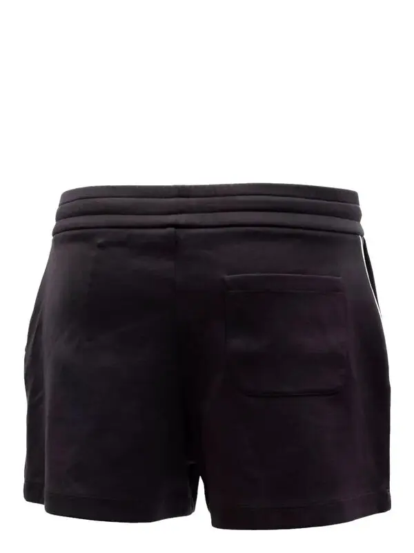 Valentino Garavani Drawstring Side-stripe Shorts - Black