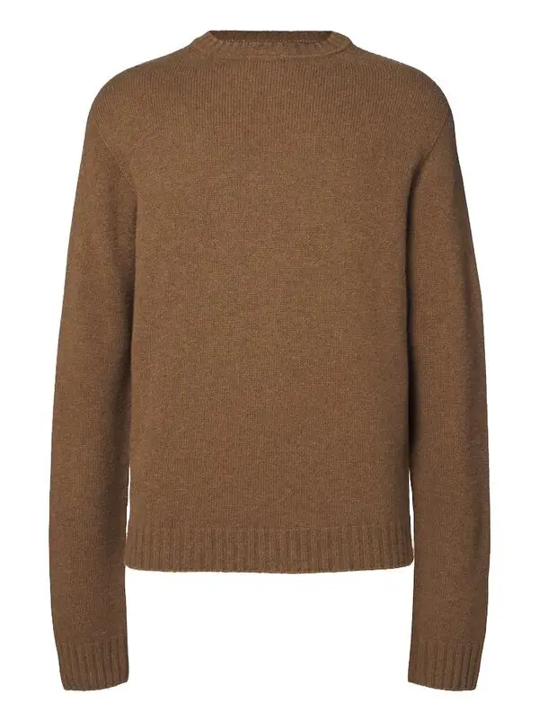 THE ROW Agora Wool Sweater - Brown
