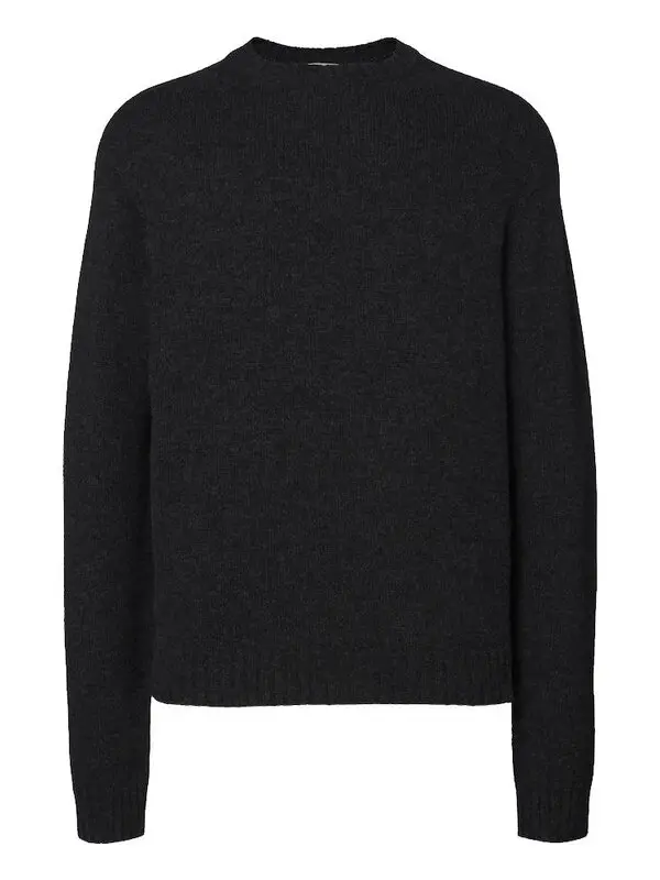 THE ROW Agora Wool Sweater - Grey