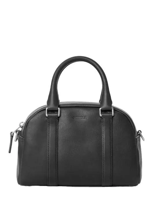 Shinola Mini Runwell Leather Satchel - Black